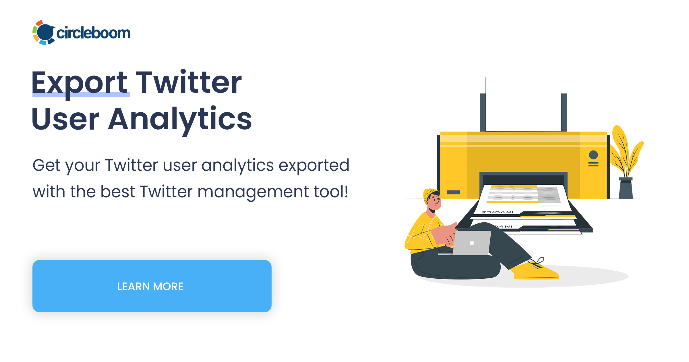 Export Twitter User Analytics via Circleboom Twitter